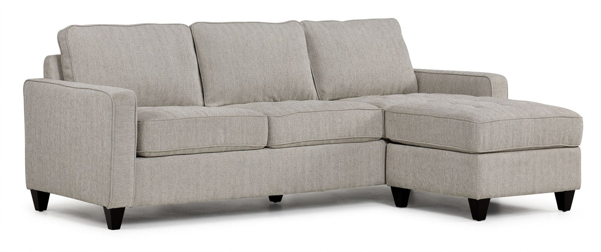 Flipp-it Sofa with Reversible Chaise/Ottoman - Platinum | Leon's