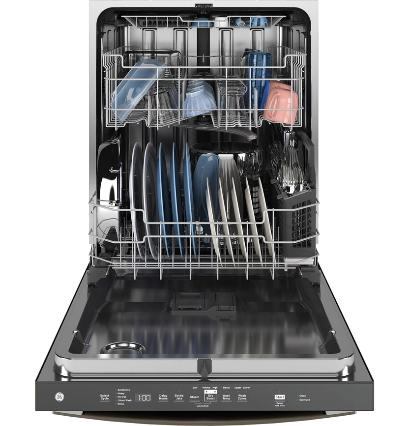 GE® Slate ENERGY STAR® Top Control Dishwasher with Sanitize Cycle ...