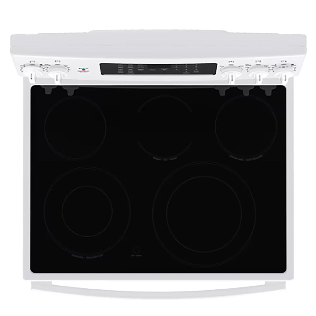 GE White Freestanding Electric Convection Range with No-Preheat Air Fry ...