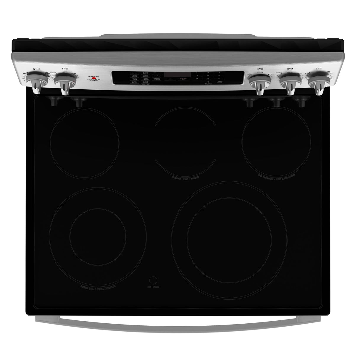 GE Stainless Steel Free-Standing Electric Convection Range with No ...