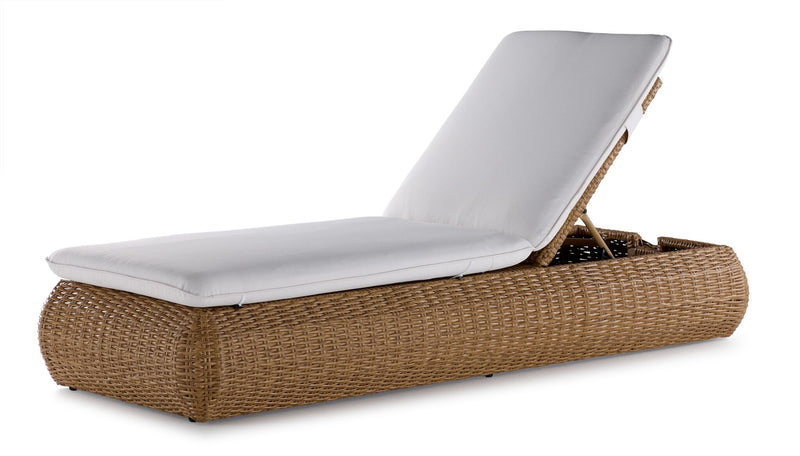 Gelato Outdoor Lounger - Beige | Leon's
