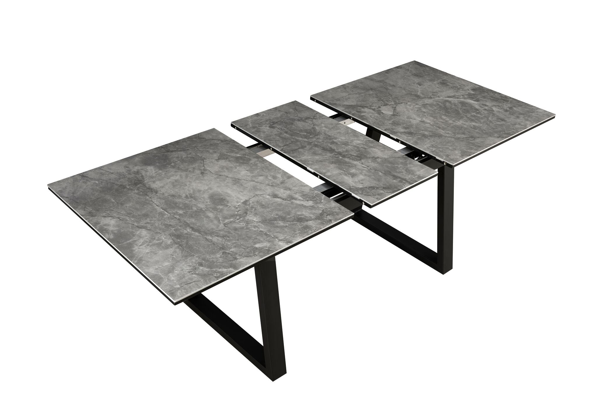 Gemini Extendable Dining Table - Grey | Leon's