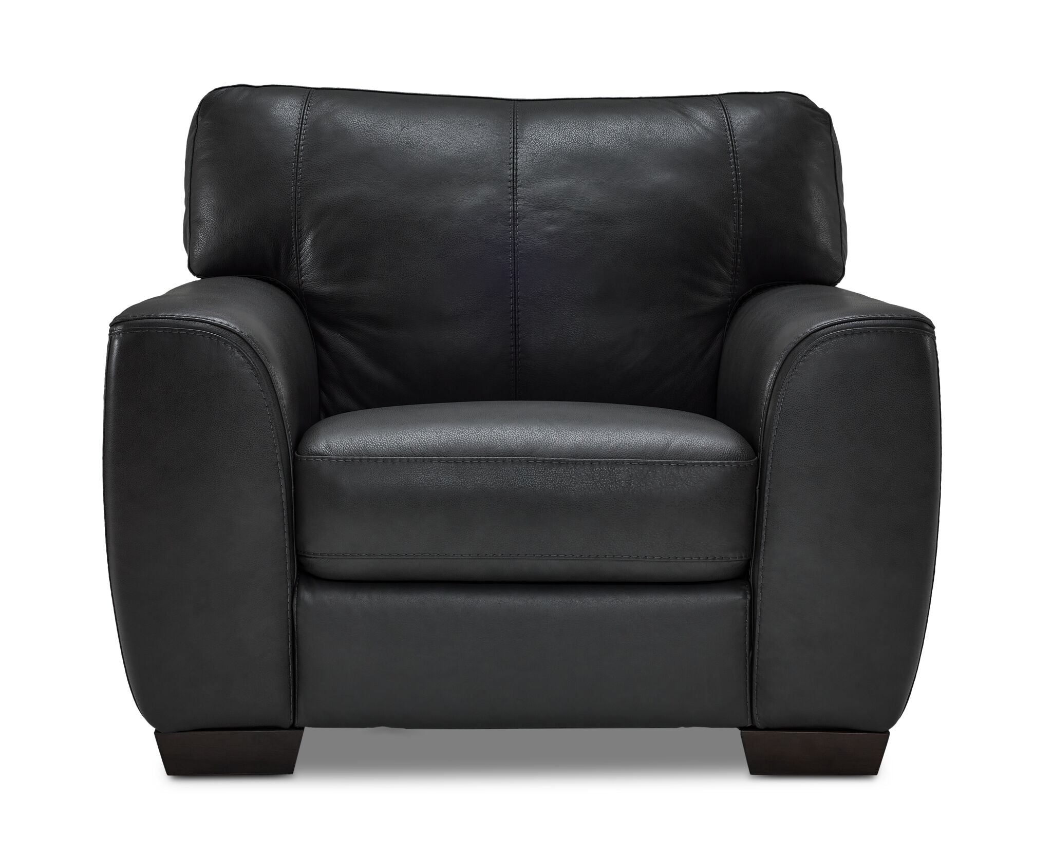 Halden Leather Chair - Carbon Grey | Leon's