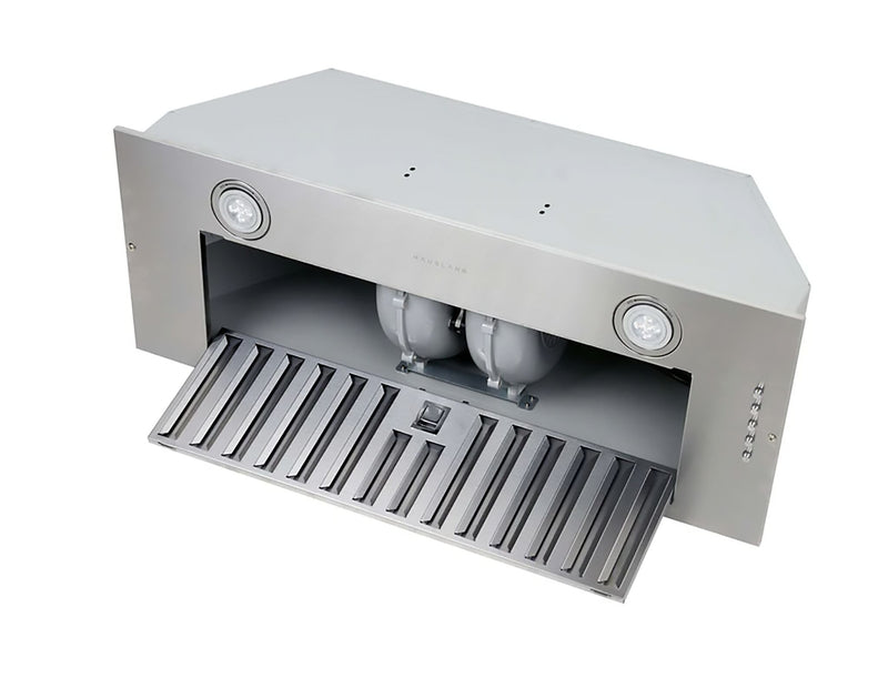 Hauslane Stainless Steel 30" 600 CFM Range Hood Insert - IN-R100SS-30 ...