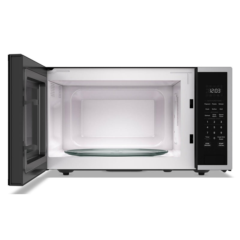 KitchenAid PrintShield Stainless Countertop Microwave (1.5 cu.ft ...