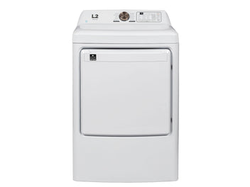 GE White Electric Dryer (3.6 Cu. Ft.) - PCKS443EBWW | Leon's