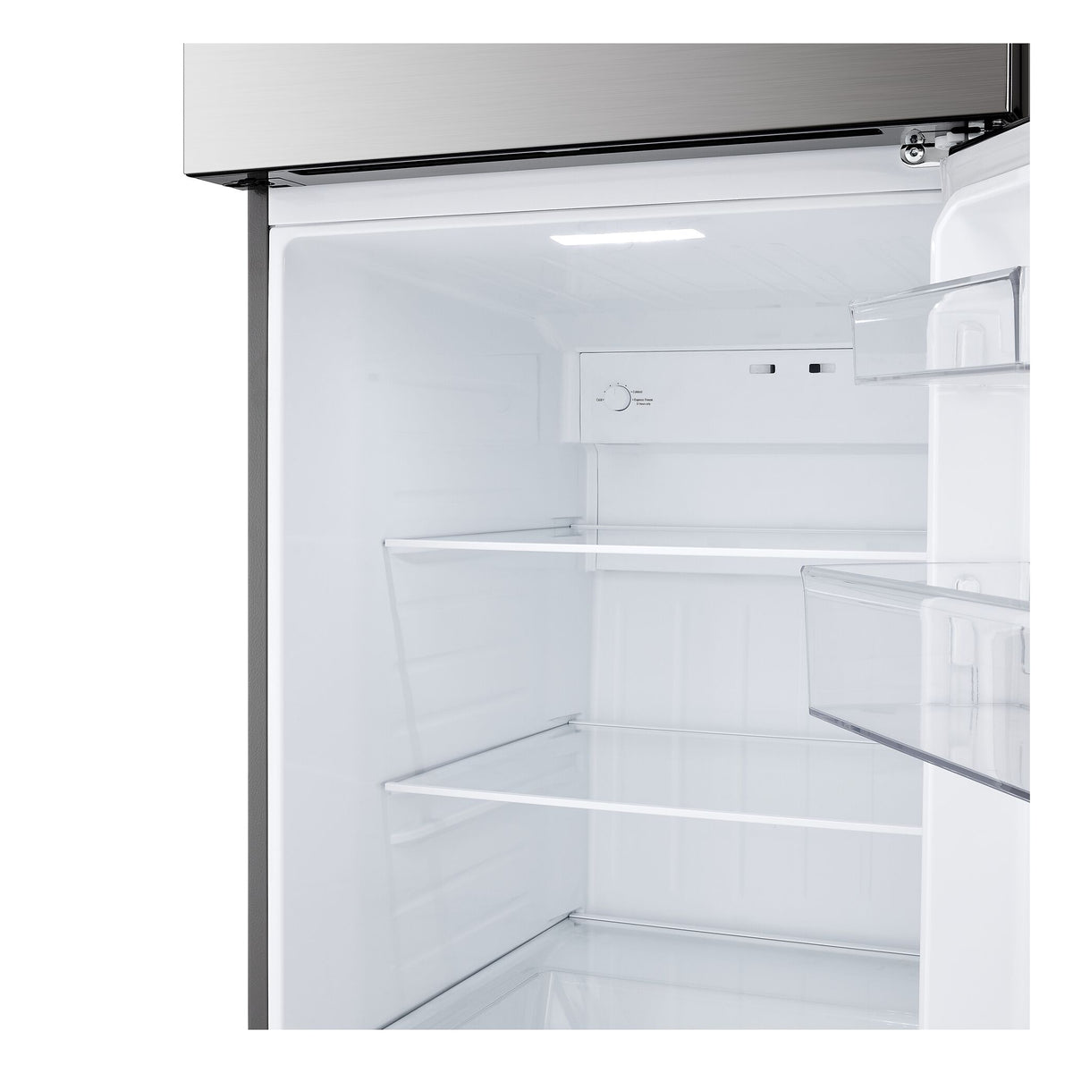 LG Smudge Resistant Stainless Steel Top Mount Refrigerator (18 cu. ft ...