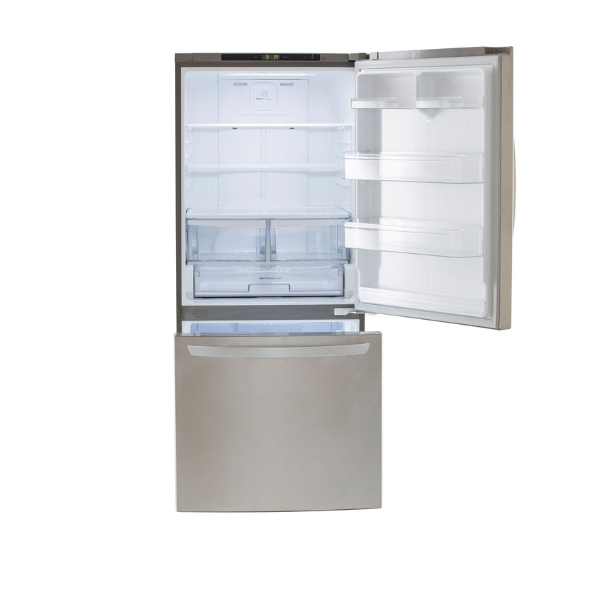 LG Stainless Steel 30" Bottom Mount Refrigerator (22.1 Cu.Ft ...