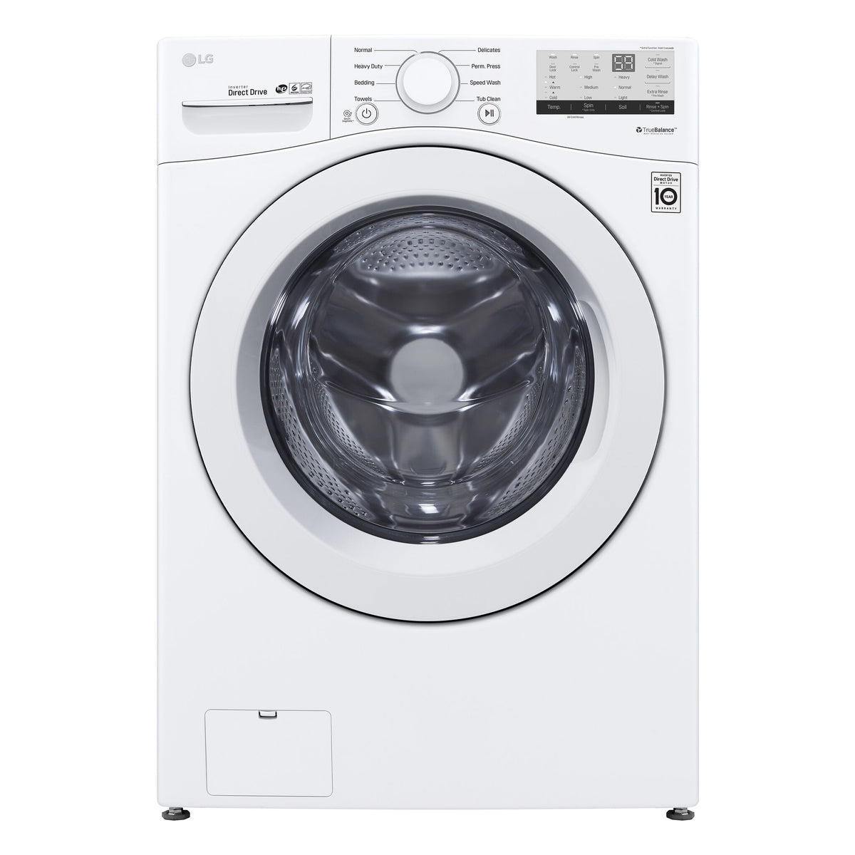 LG White Front Load Washer with 6Motion™ Technology (5.2 Cu.Ft ...