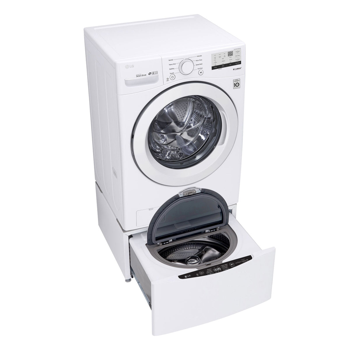 LG White Front Load Washer with 6Motion™ Technology (5.2 Cu.Ft ...