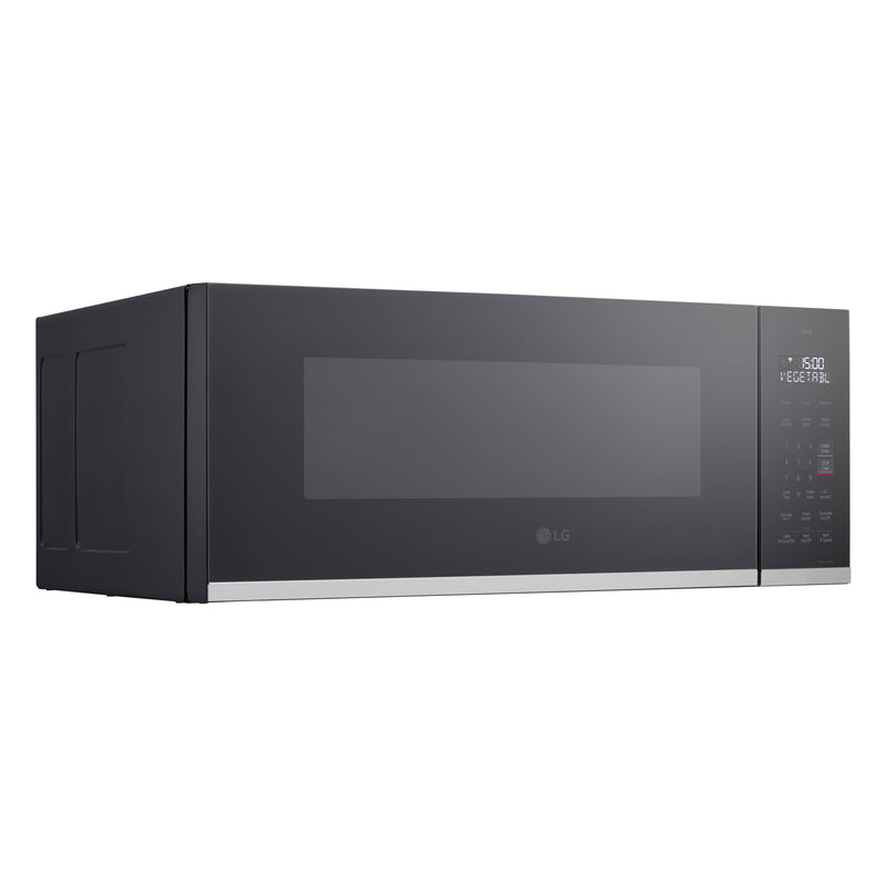 LG Smudge Resistant Stainless Steel Slim Over-the-Range Microwave Oven ...