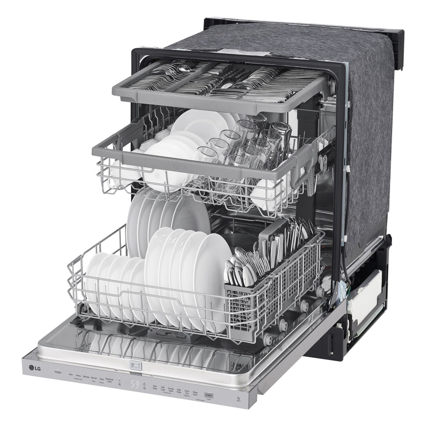 LG Smudge Resistant Stainless Steel Dishwasher with QuadWash ...