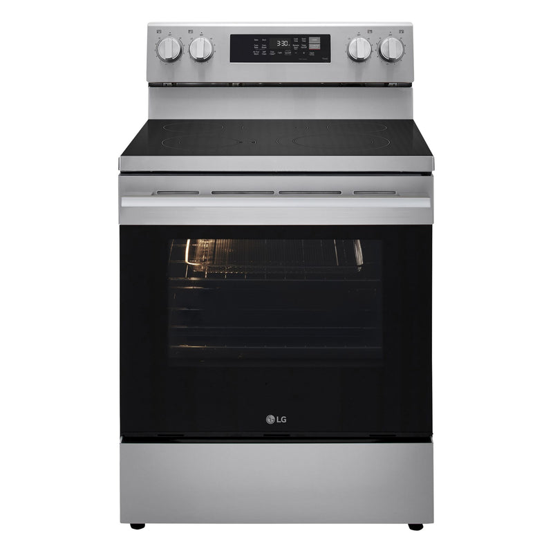 LG Stainless Steel Smart Electric Freestanding Range with Air Fry (6.3 ...