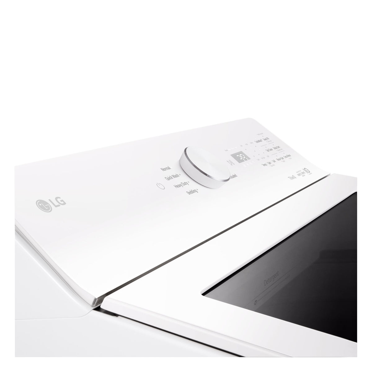 LG White Mega Capacity Smart Top Load Washer with AI Sensing (5.8 Cu ...