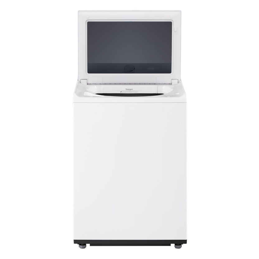 LG White Mega Capacity Smart Top Load Washer with AI Sensing (5.8 Cu ...
