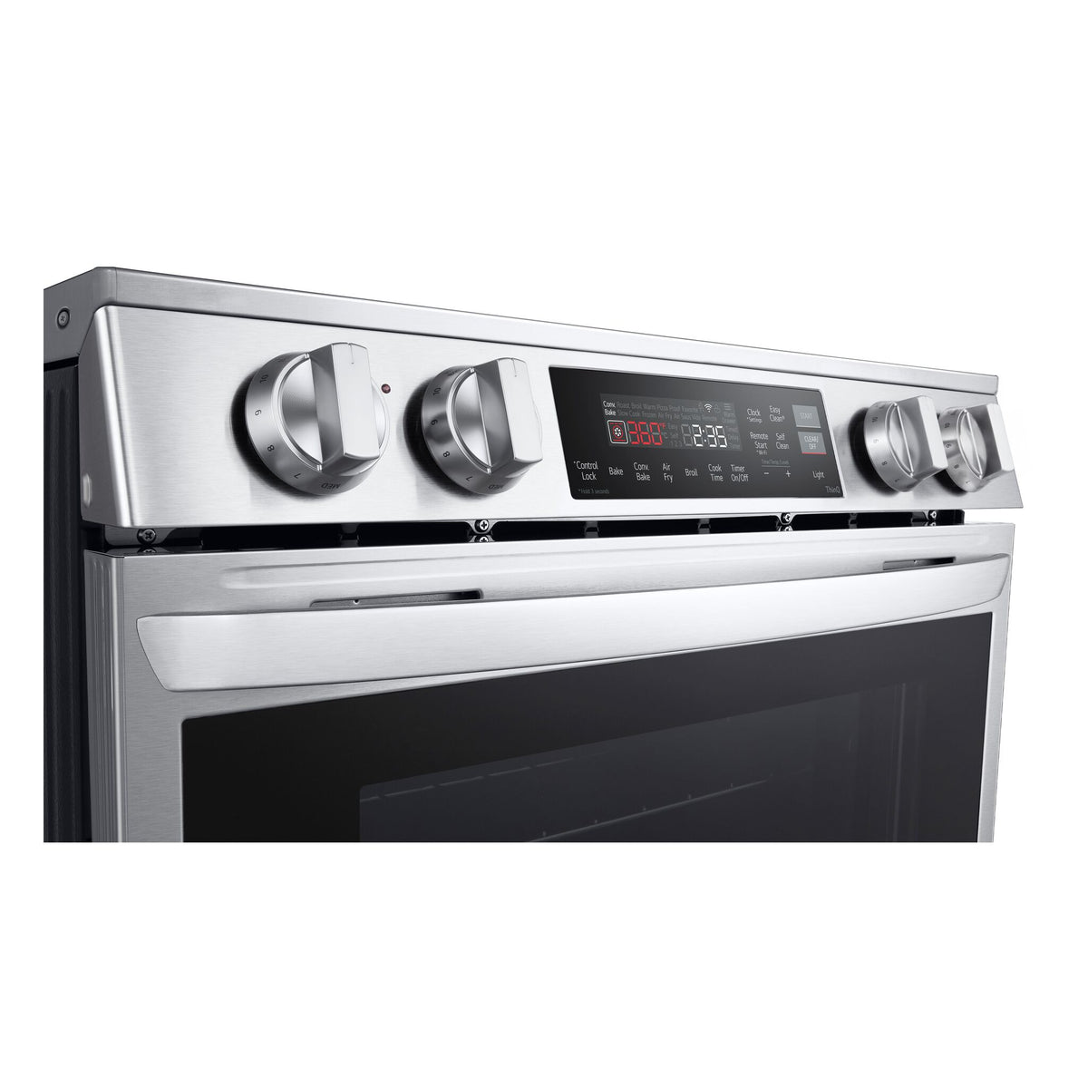 LG Smudge Resistant Stainless Steel Smart Slide-in Induction Range with ...