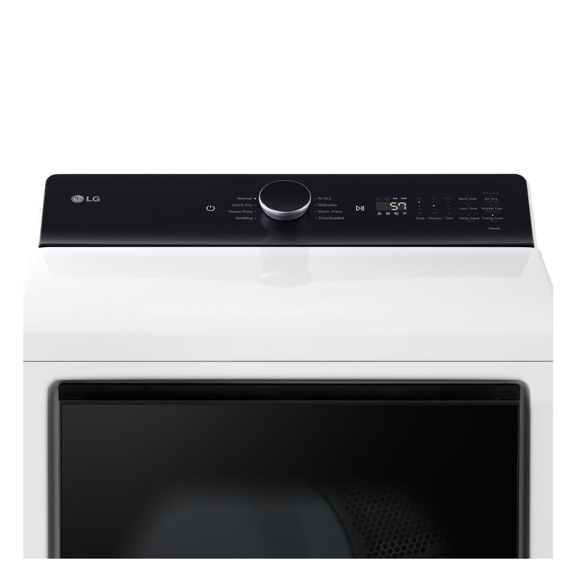 LG White Electric Dryer with EasyLoad™ Door (7.3 cu.ft) - DLE8400WE ...