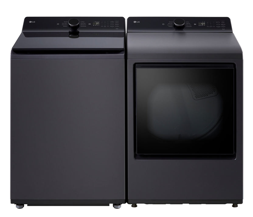 LG Matte Black Top Load Washer with 4-Way™ Agitator (6.1 cu. ft ...