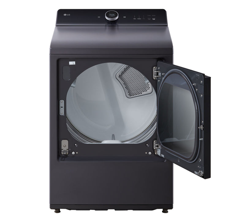 LG Matte Black Electric Dryer with EasyLoad™ Door (7.3 Cu.ft ...