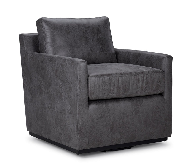 Levi Swivel Accent Chair - Grey | Leon's