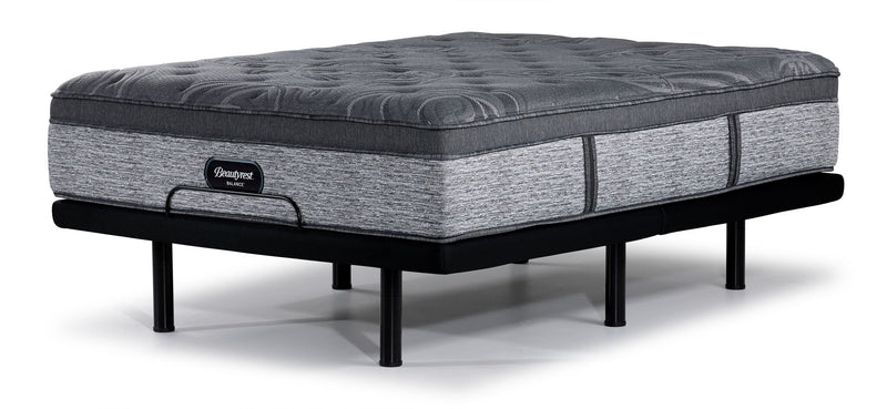 Beautyrest World Class Majesty Medium Queen Mattress and L2 Motion Pro ...