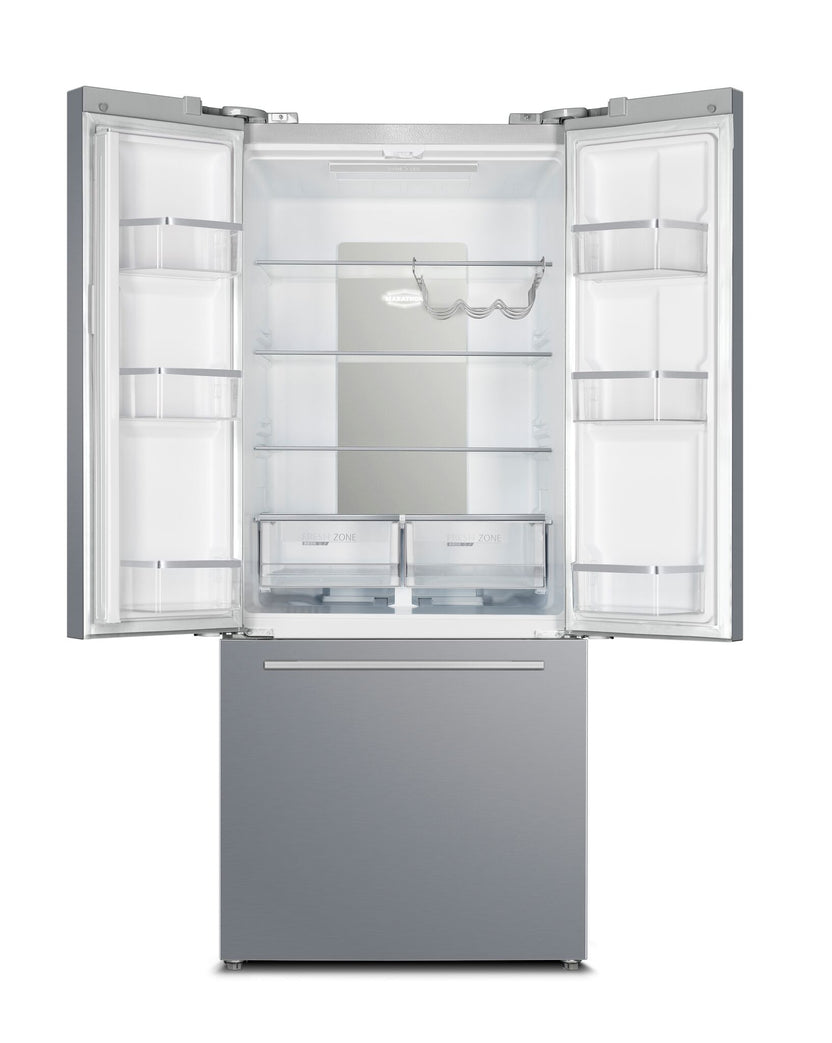 Marathon 30" Stainless Steel French Door Refrigerator (18.0 cu. ft ...