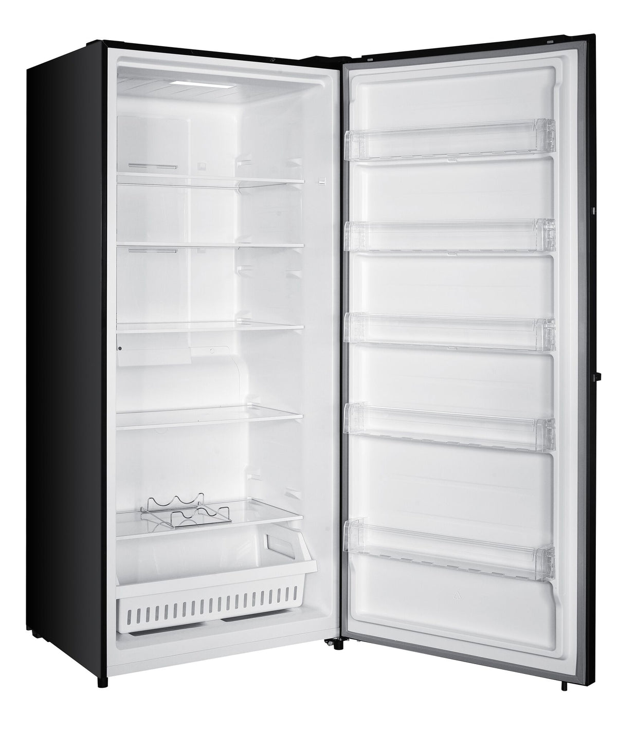 Marathon Black Steel Convertible Fridge/Freezer (21.2 Cu.Ft ...