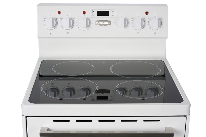 Marathon White Schott Ceran® Smooth top Electric Range (2.7 cu.ft ...
