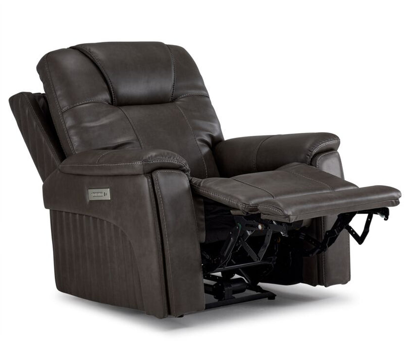Matrix Triple Power Recliner - Smoke | Leon's