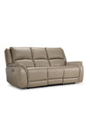 Maxton Leather Power Reclining Sofa - Taupe | Leon's