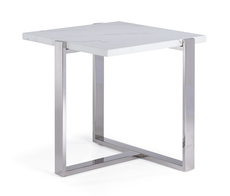 Memphis End Table - White | Leon's