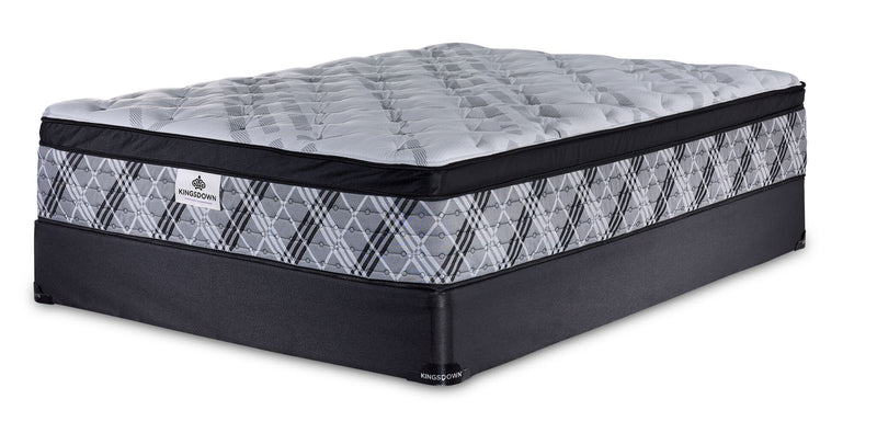 Kingsdown Natasha Plush Queen Mattress and Boxspring Set | Leon's