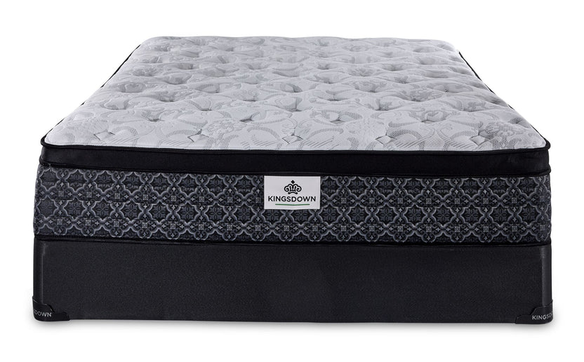 Kingsdown Percy Medium Euro Top Queen Mattress and Boxspring Set | Leon's