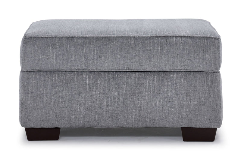 Mackay Storage Ottoman - Grey | Leon's