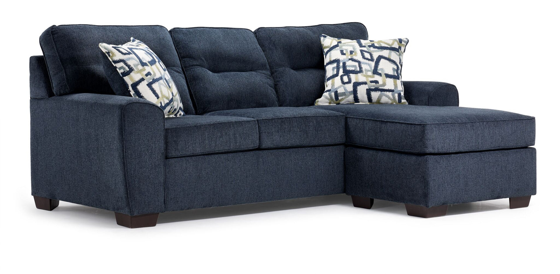 Mackay Reversible Chaise Sofa - Blue | Leon's