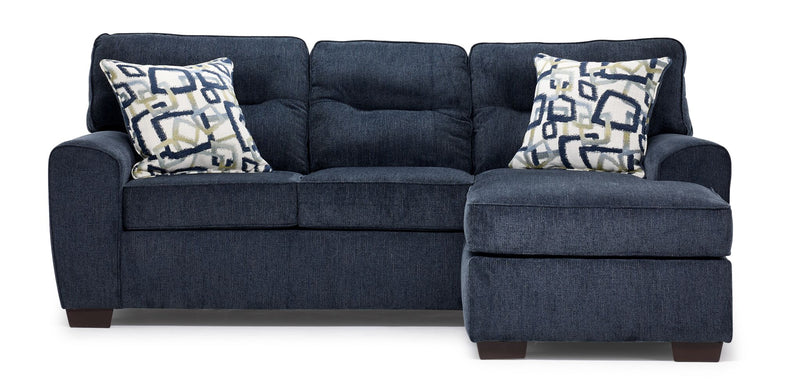 Mackay Chaise Sofa - Blue | Leon's