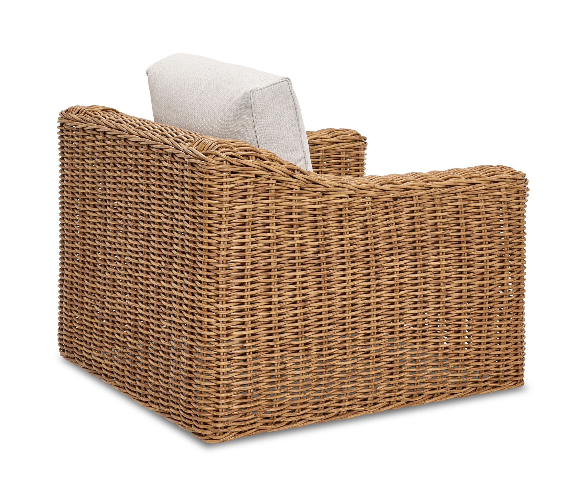 Salina Outdoor Swivel Chair - Brown | Leon's