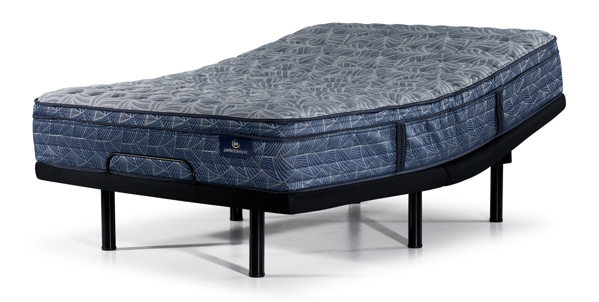 Serta Perfect Sleeper Thrive Medium Euro Top Full Mattress and L2 Pro Motion Adjustable Base Leon s