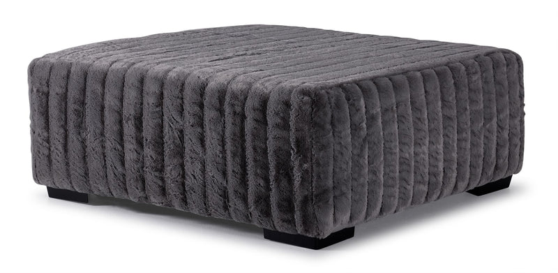 Teddy Ottoman-Grey | Leon's