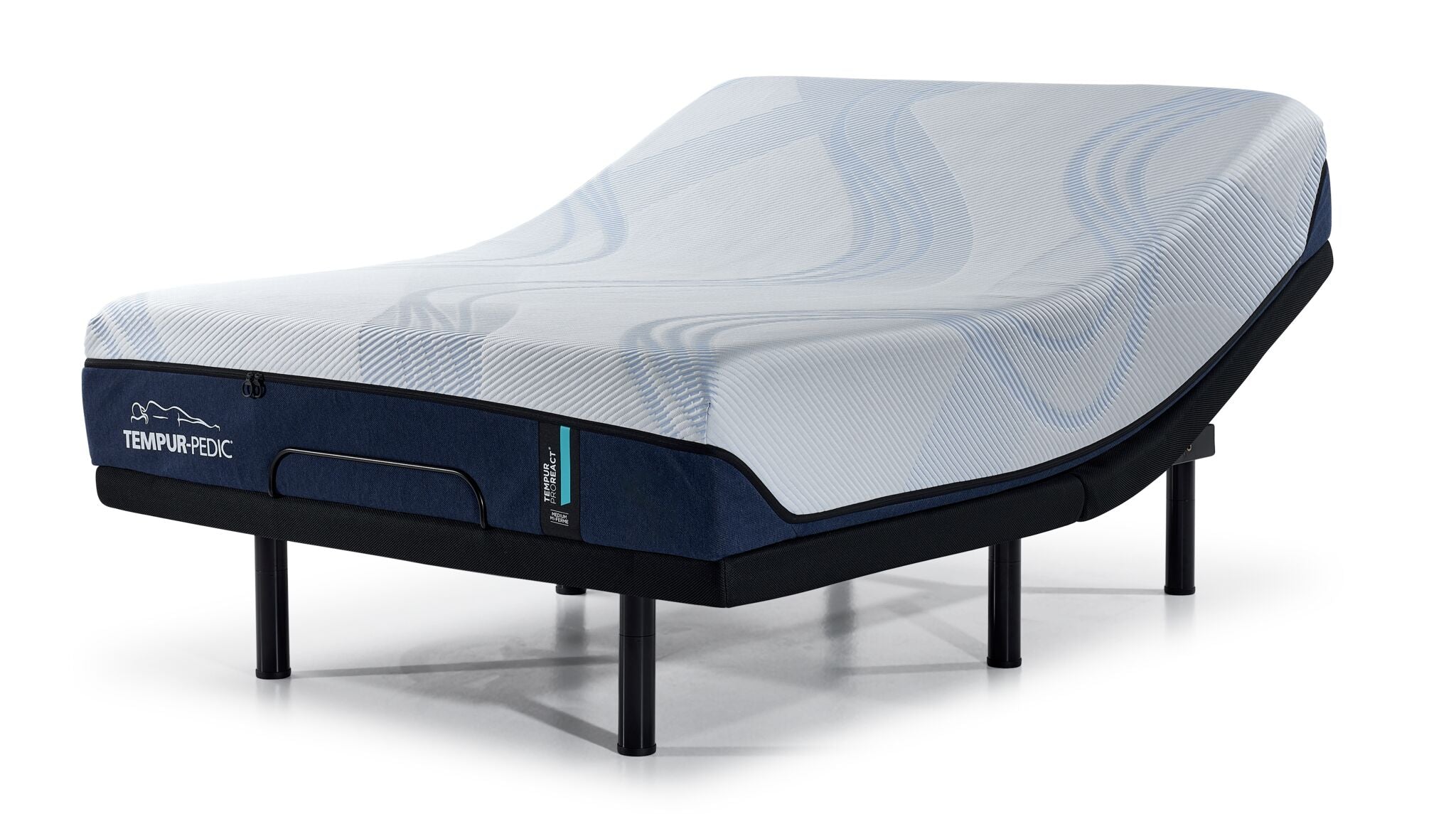Tempur Pedic React 2.0 Medium 10 Twin XL Mattress and L2 Motion Pro Adjustable Base Leon s