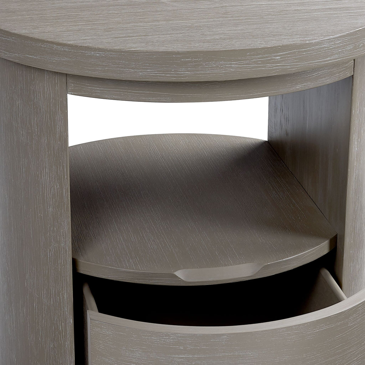 Fresh Perspective Turin Side Table- Grey | Leon's