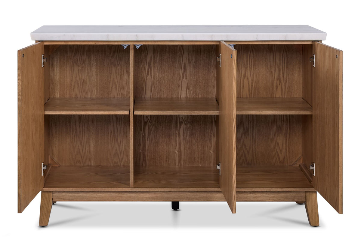 Vida Server- Natural Beige, Grey | Leon's