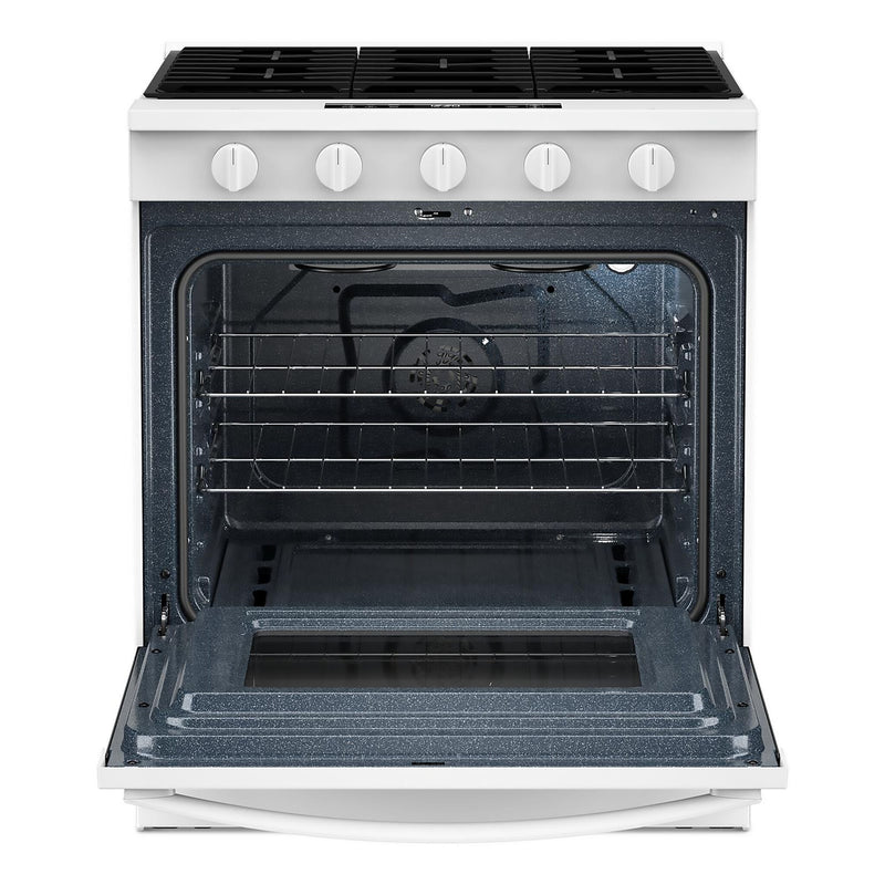 Whirlpool White Slide-In Gas Convection Range (5 cu.ft.) - WSGS5030SW ...