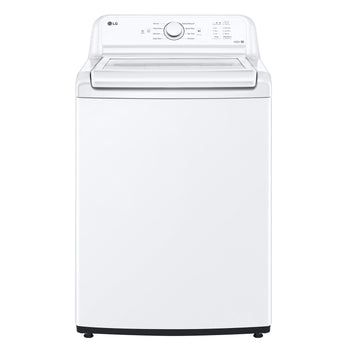 LG White Top Load Washer with Agitator and SlamProof® Glass Lid (4.8 Cu ...