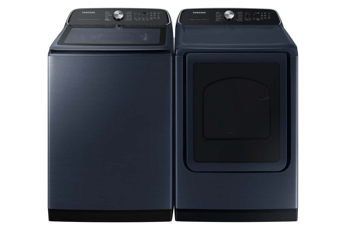 Samsung Navy Top Load Washer with Pet Care and Agitator (6.1cu.ft ...