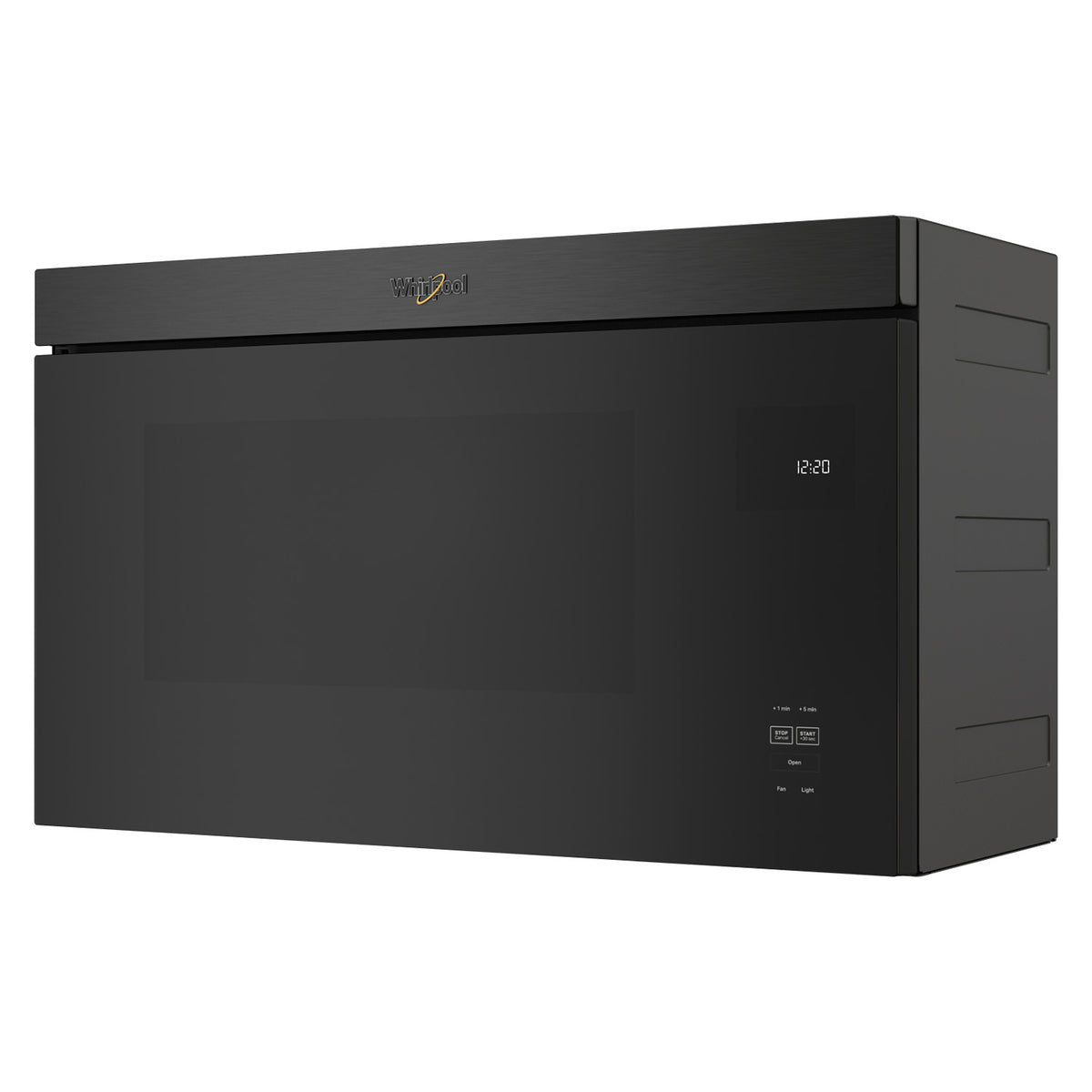 Whirlpool Black Stainless Over-the-Range Microwave (1.10 Cu Ft ...