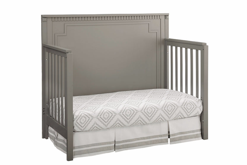 Emery Convertible Panel Crib - Grey | Leon's