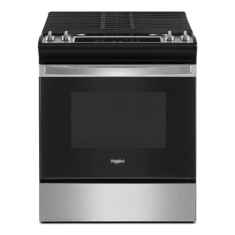 Whirlpool Stainless Steel Gas Range with Frozen Bake™ Technology (5.0 ...