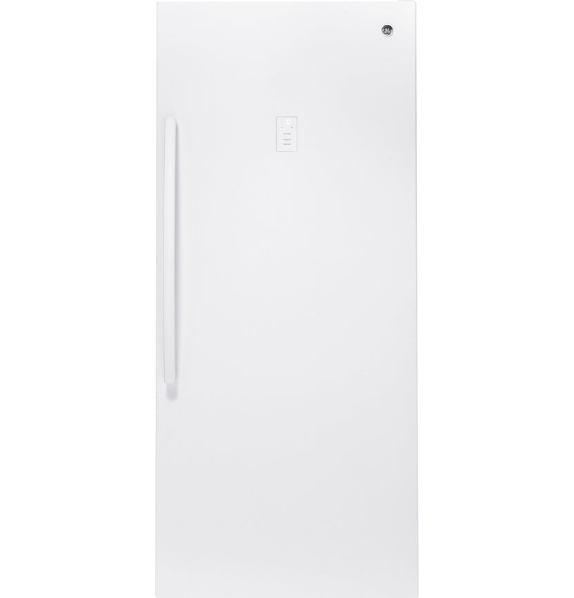 GE Energy Star White Frost Free Upright Freezer White (21.3 Cu. Ft ...