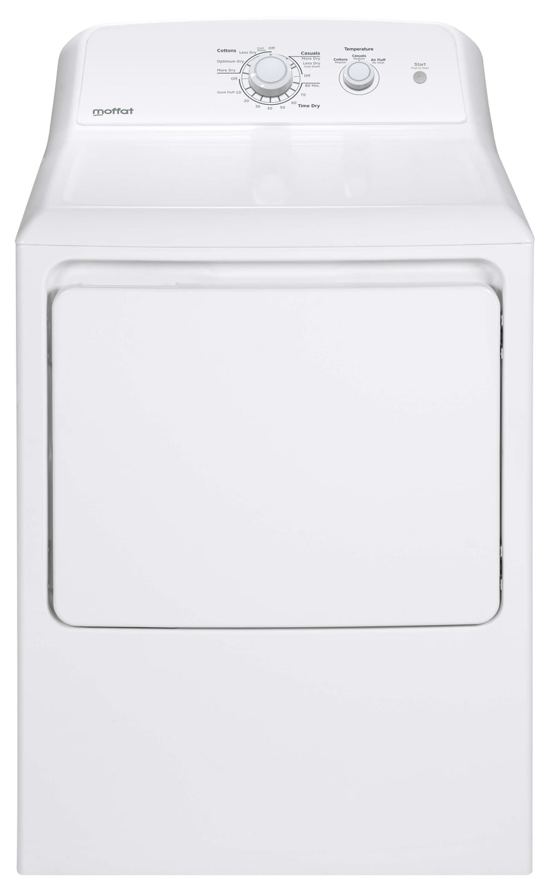 Moffat White Electric Dryer (6.2 Cu. Ft.) - MTX22EBMRWW| Leon's